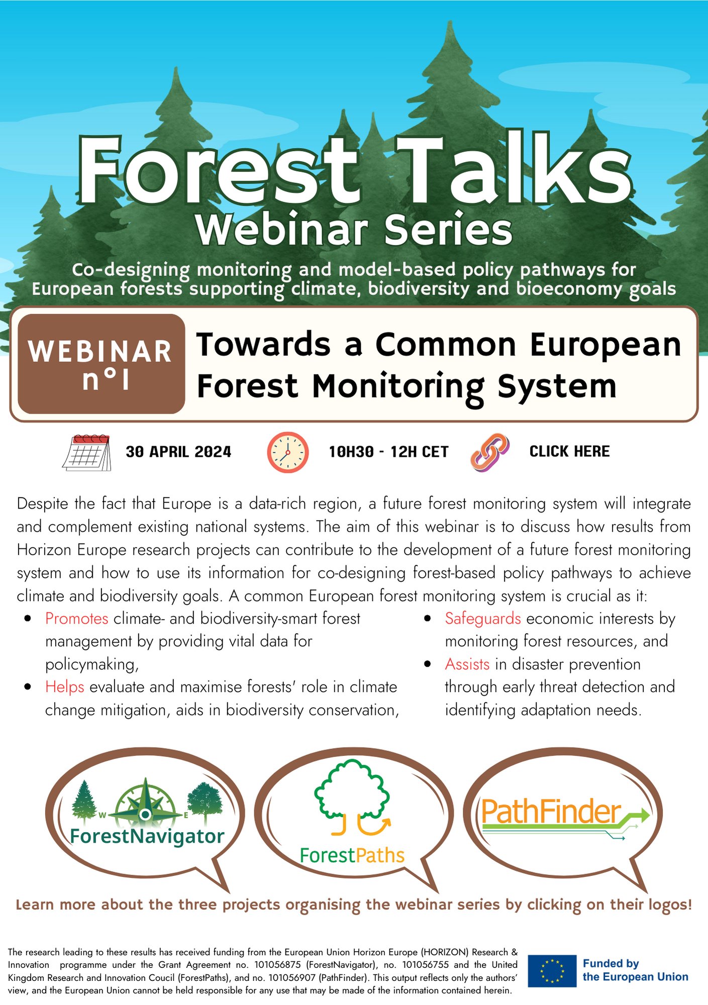 Pathfinder - Webinar "Forest Talks Webinar Series" - European Institute of Planted Forest - IEFC